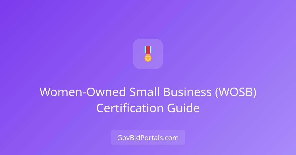 WOSB and EDWOSB Certification Guide for Women-Owned Businesses 2026 ...